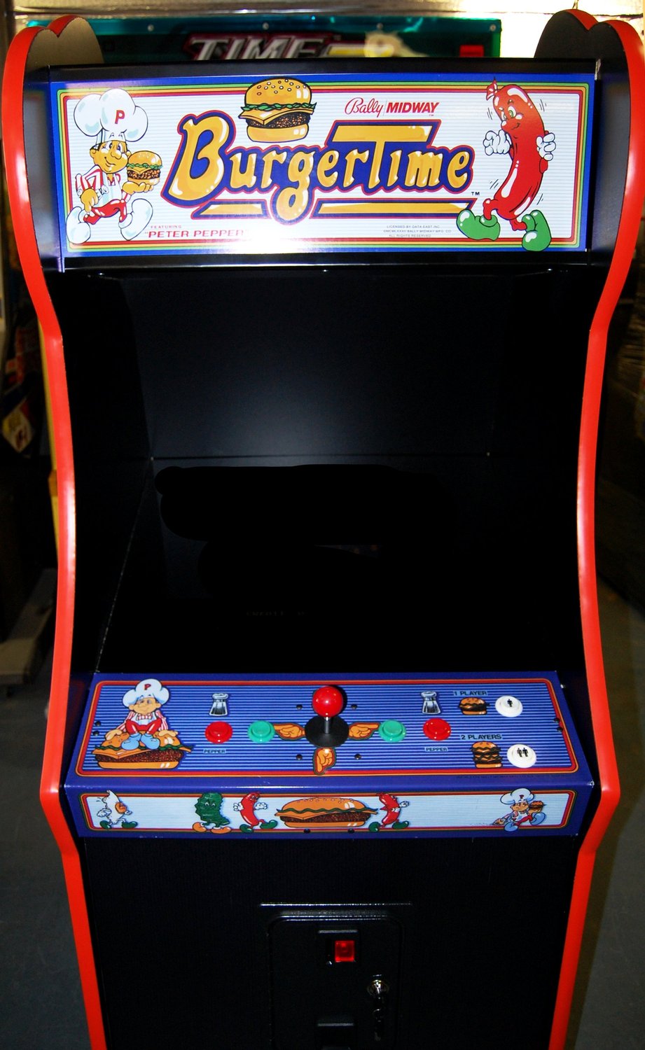 Refurbished Burger Time Man Full Size Cabinet (Jamma Wired ...
