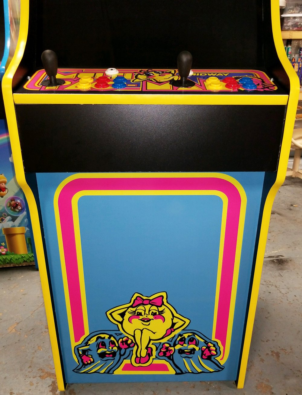 Ms. Pac Man Full Size Cabinet (Jamma Wired) - ecAmusements - Arcade ...