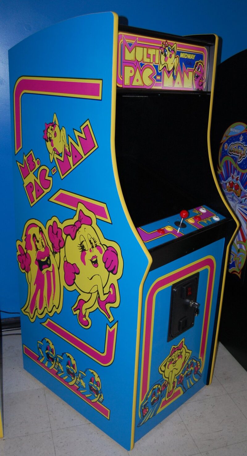 Refurbished Ms. Pac Man Full Size Cabinet (Jamma Wired) - ecAmusements ...