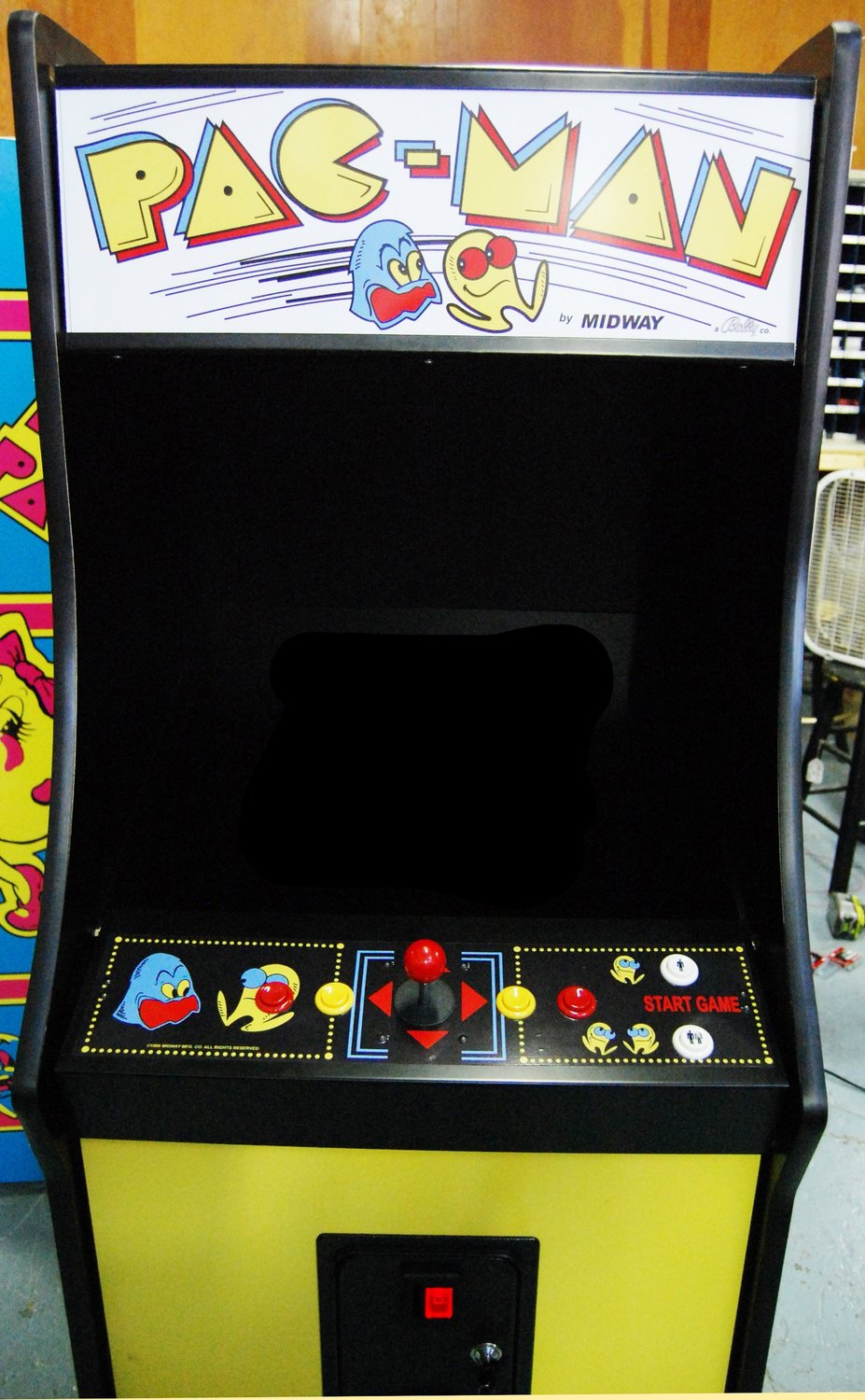 Refurbished Pac Man Full Size Cabinet (Jamma Wired) - ecAmusements ...